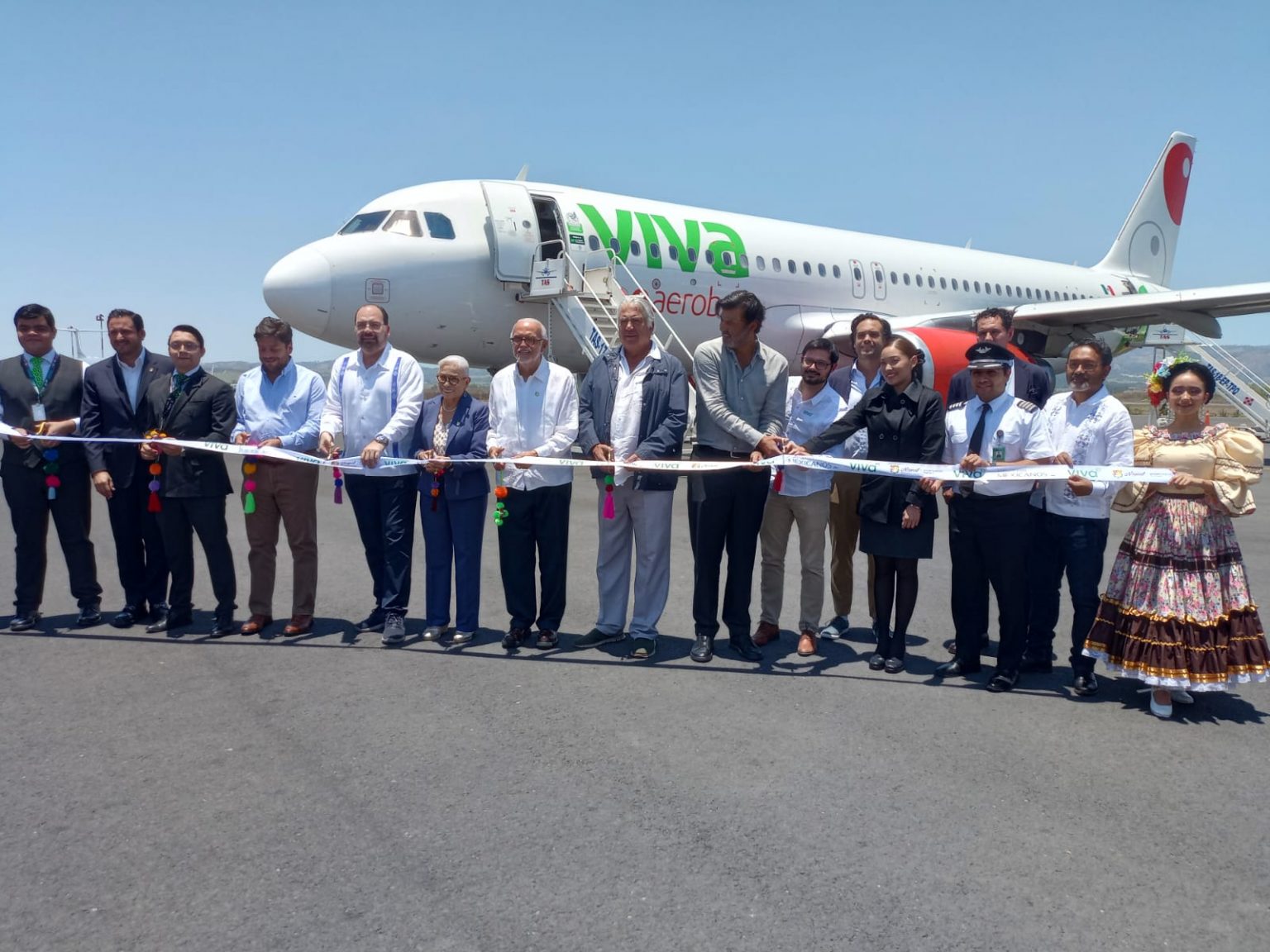 CELEBRAN LA PRIMERA RUTA DE VIVA ENTRE TEPIC – RIVIERA NAYARIT Y EL AIFA – Caminos del Aire
